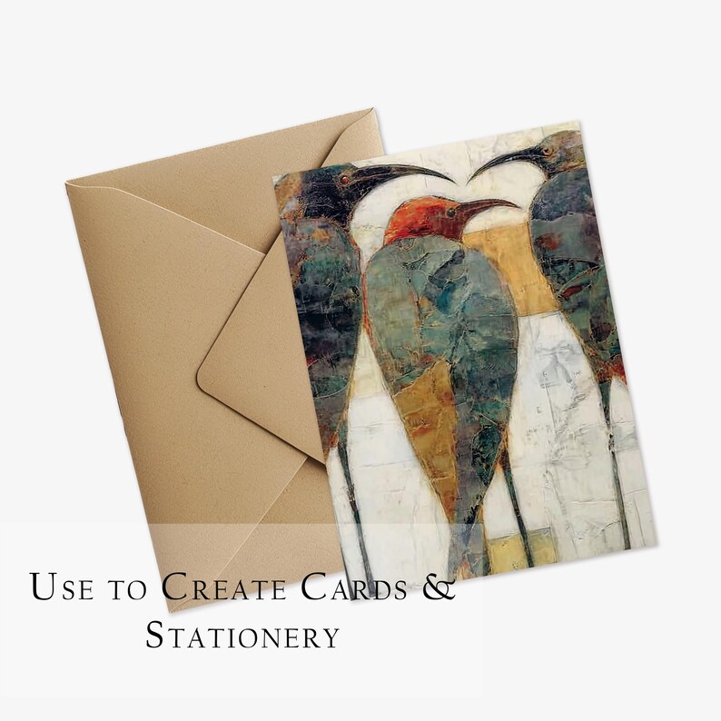 Crow Art Backgrounds • Mixed Media Bird Collage Pages • Junk Journal ...