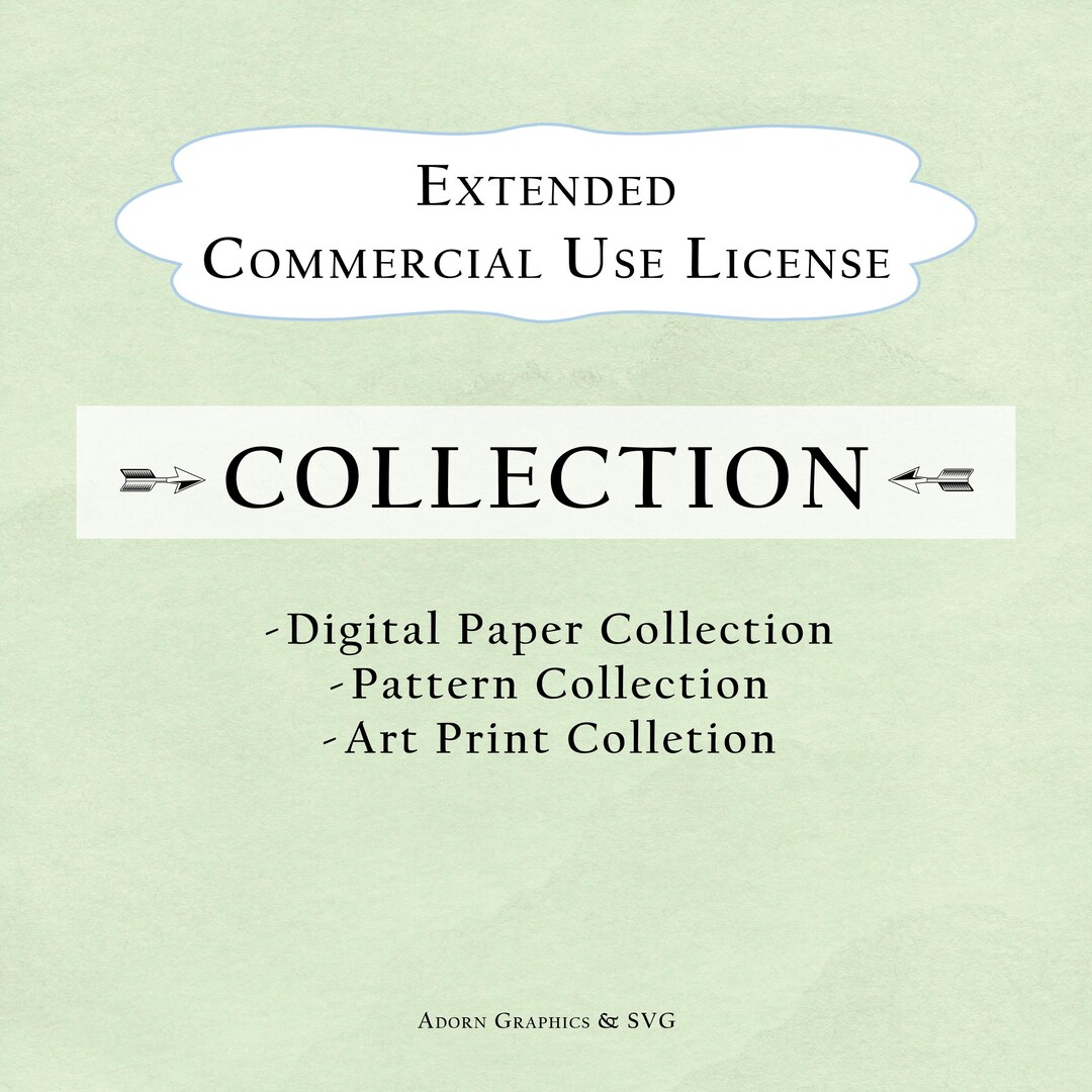 Extended Commercial Use License - Unlimited Physical or Digital End ...