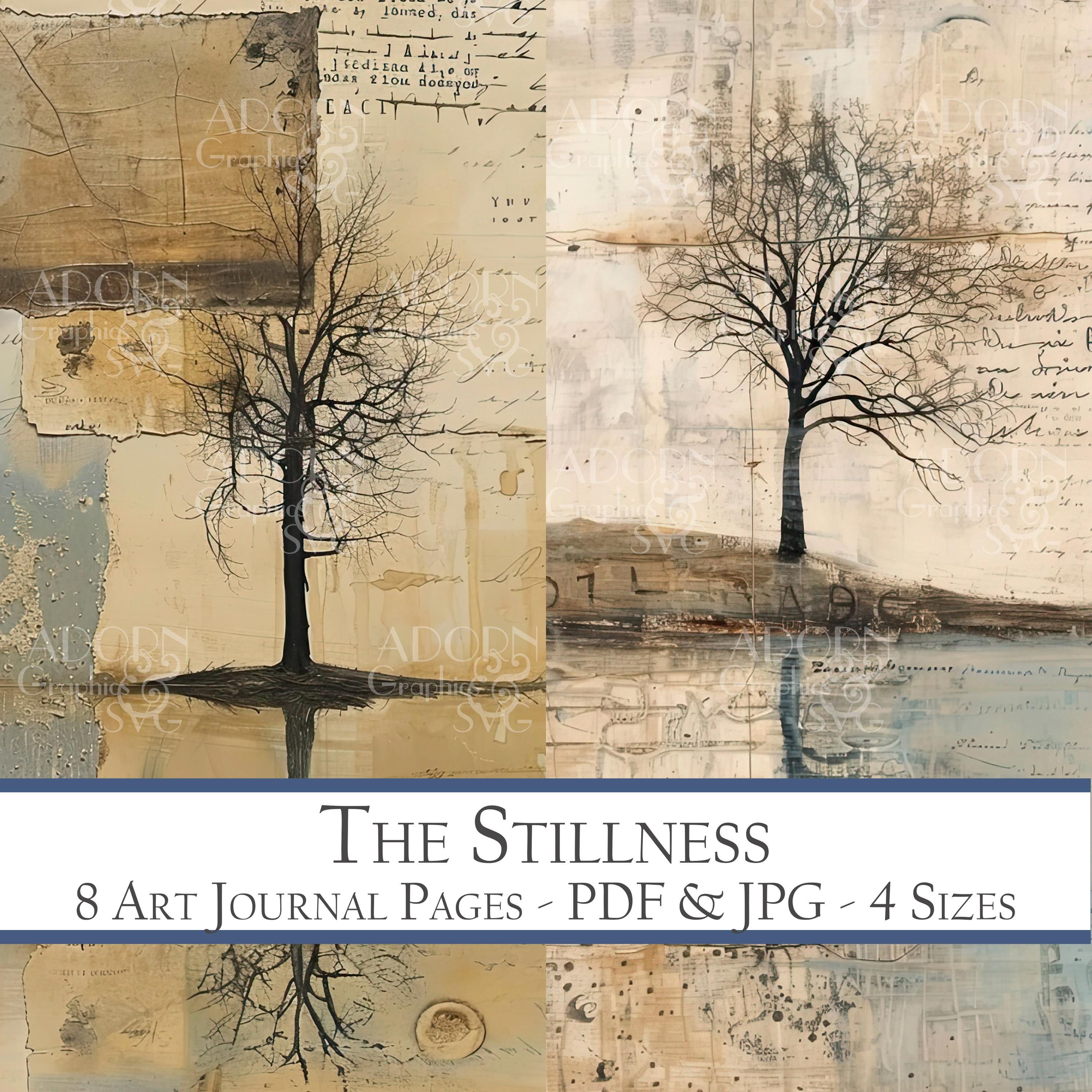 The Stillness - Junk Journal Pages - Background Papers - Scrapbooking ...