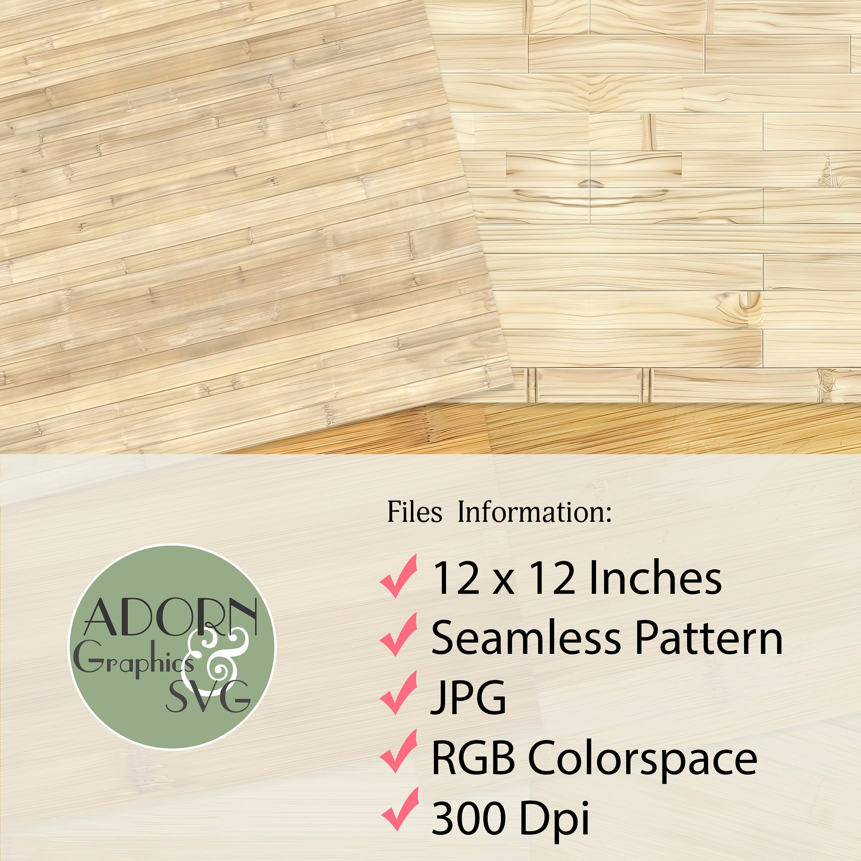 Bamboo Backgrounds, Wood Patterns, Bamboo Paper Pack, Digital Paper ...
