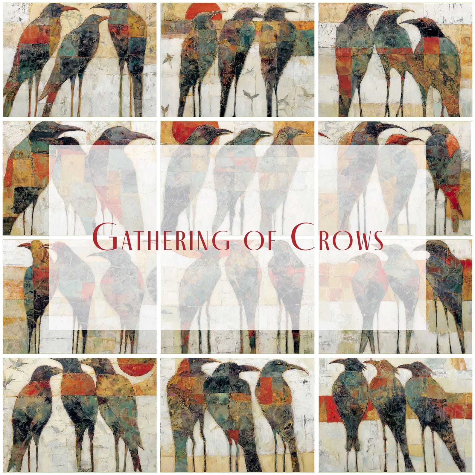 Crow Art Backgrounds • Mixed Media Bird Collage Pages • Junk Journal ...