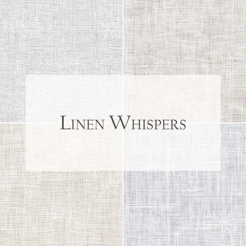 Linen Whisper – 34 Neutral Linen Textures for Digital Overlay ...