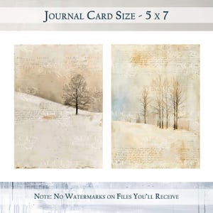 Hush - Junk Journal Paper - Background Pages - Junk Journal Supplies ...