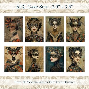 Belle of the Masquerade Ball, Carnival Mask Junk Journal Pages, Collage ...