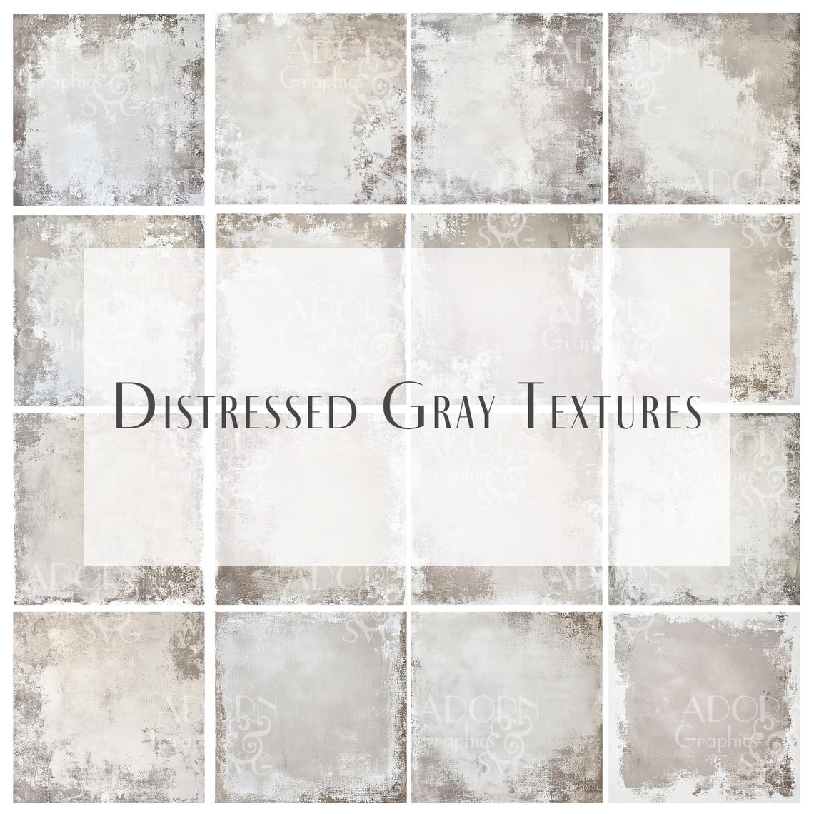 Distressed Gray Background Papers, Grungy Textures, Rustic Industrial ...