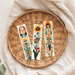 Bookmarks for Women, Aesthetic Bookmarks, Boho Bookmark Bundle, Modern ...