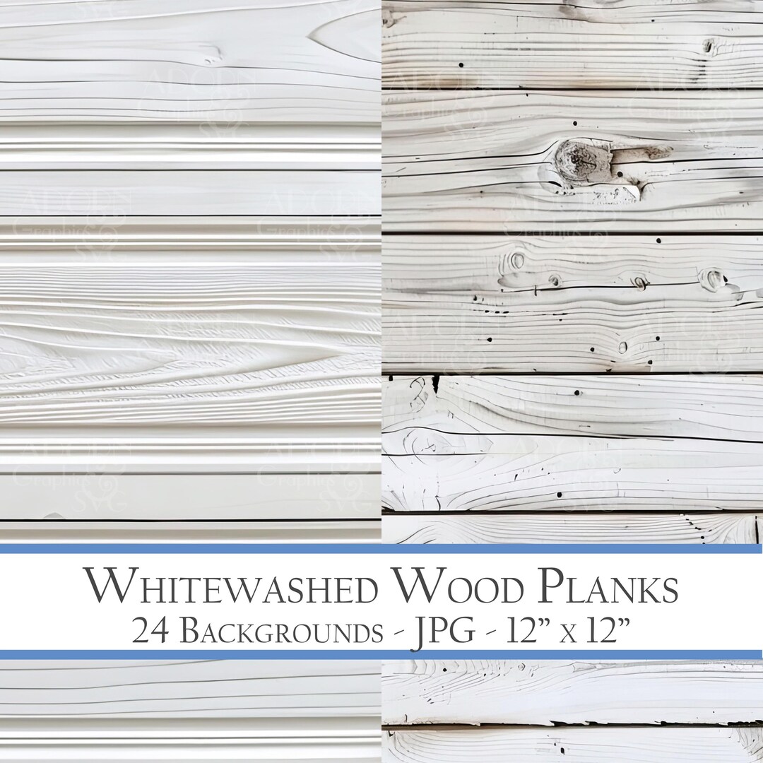 Whitewashed Wood Backgrounds, Wooden Patterns, Light Wooden Paper Pack ...