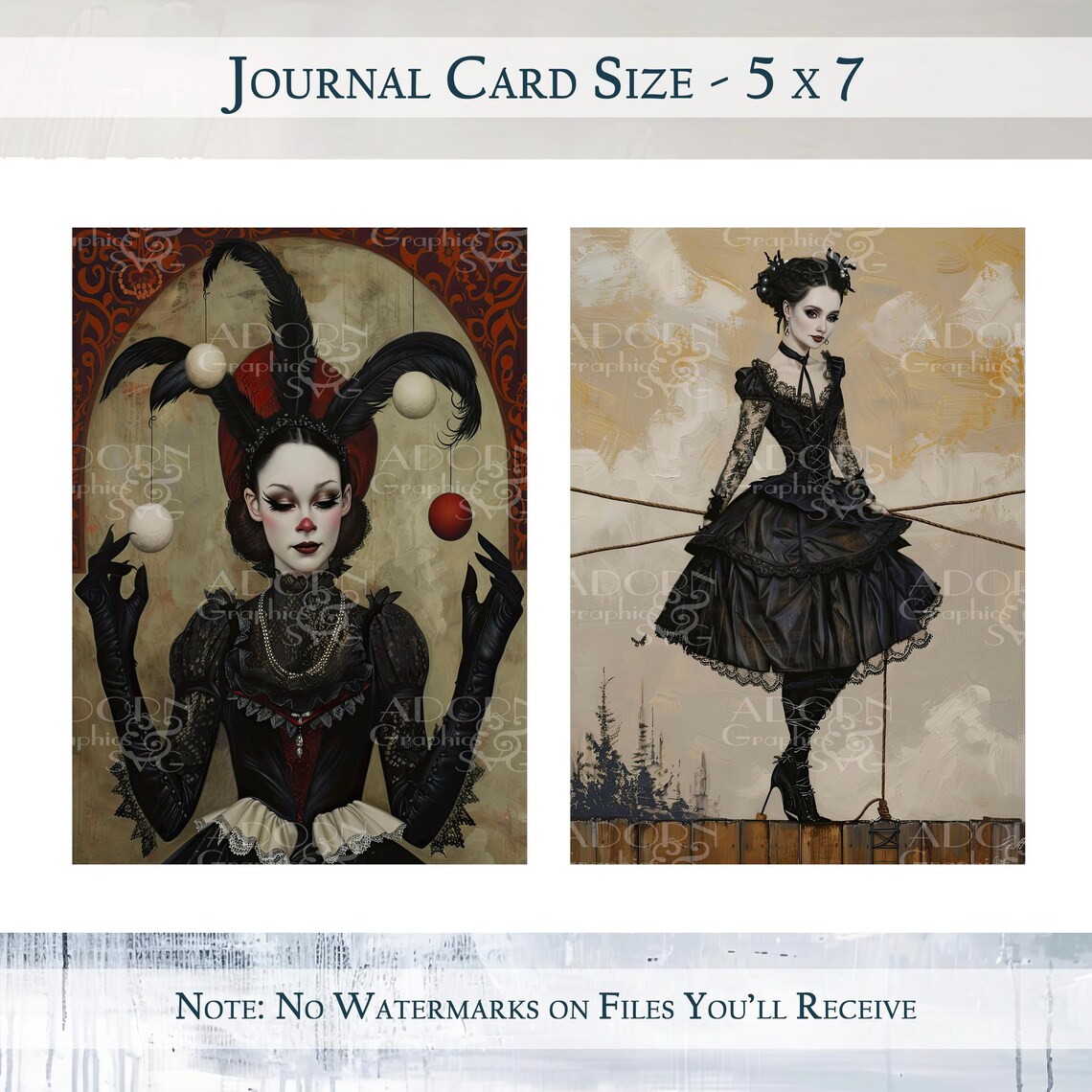 She Joined the Circus, Clown Junk Journal Pages, Carnival Collage Sheet ...