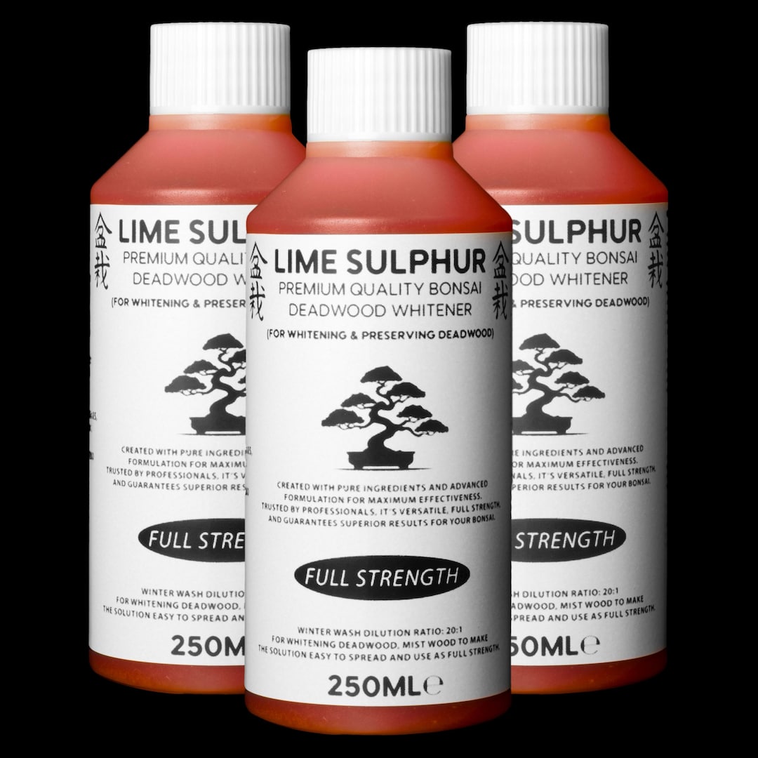 PREMIUM Lime Sulphur for Bonsai | Deadwood Whitener - 100ml / 250ml ...