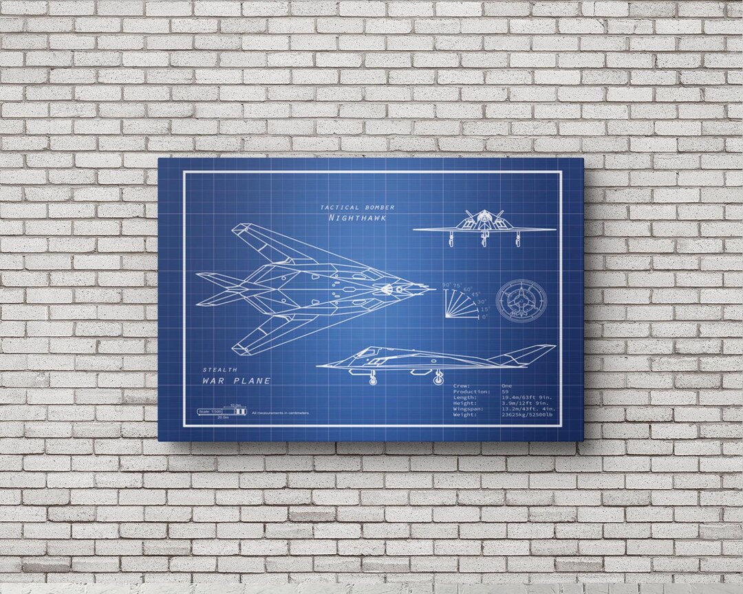 Blueprint of Nighthawk, Plane Art, Plane Gift, Plane Poster, Planes SVG ...