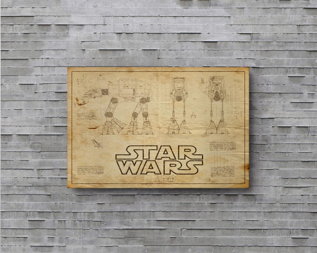 AT-AT Poster, Star Wars Pictures, Star Wars Poster, Mancave Art, Movie ...