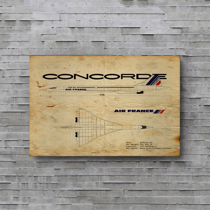 Metal Concorde - Etsy