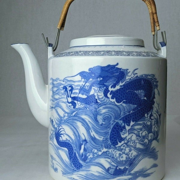 Porcelain Teapot - Etsy