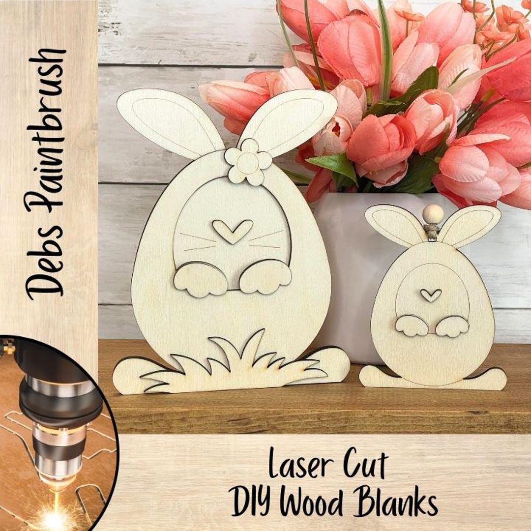 Bunny in Disguise, DIY Wood Blanks, DIY Easter Decor, Easter Crafts ...