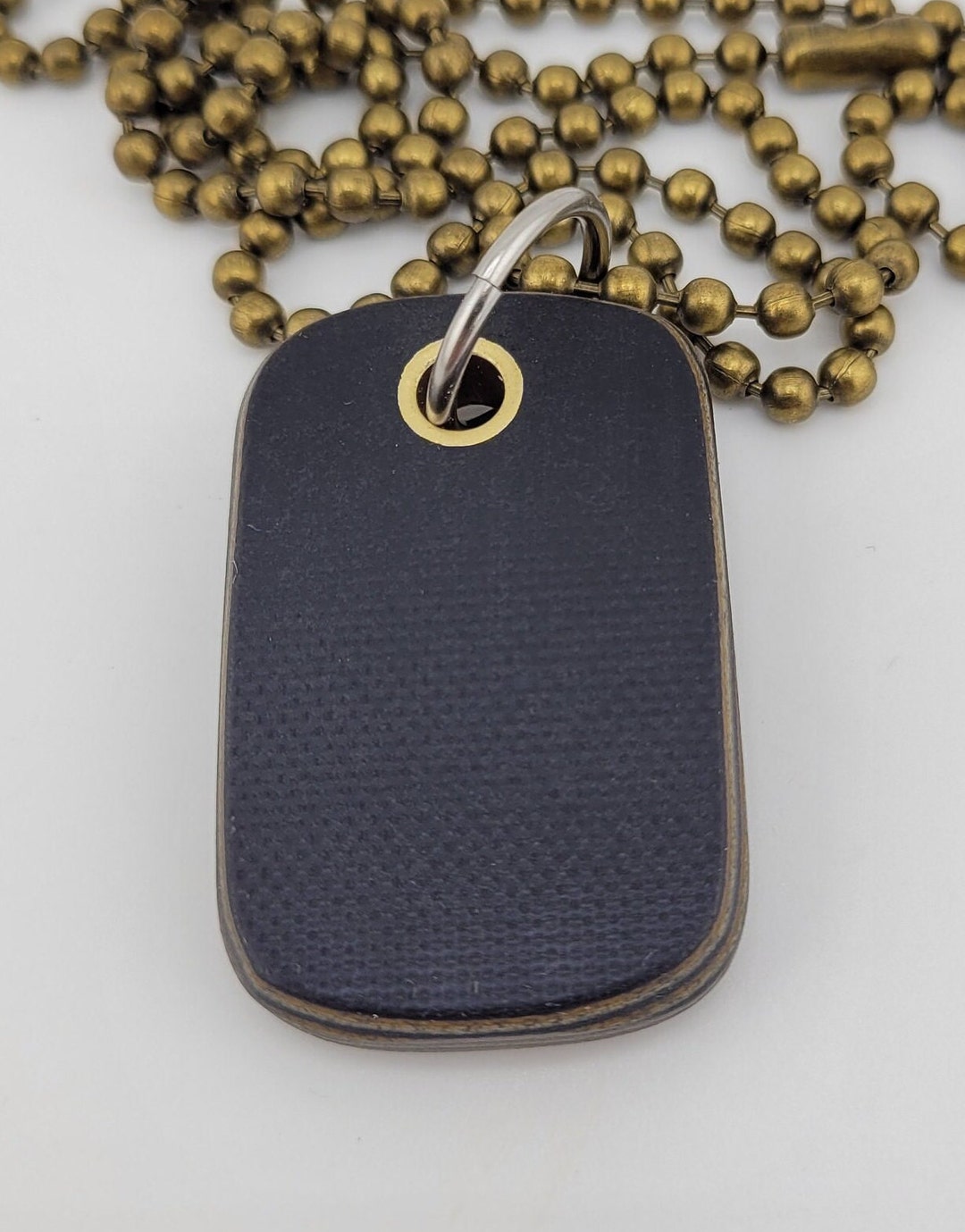 Rag Micarta Pendant EDC Necklace Chain Rope Pocket - Etsy