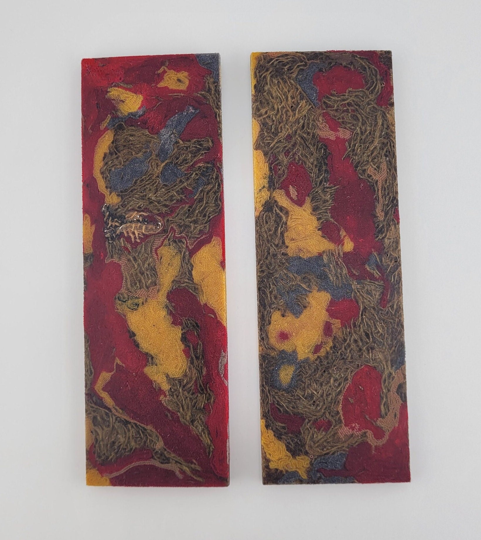 Burlap Rag Micarta Knife Handle Scales EDC Knife Handles Pocket - Etsy