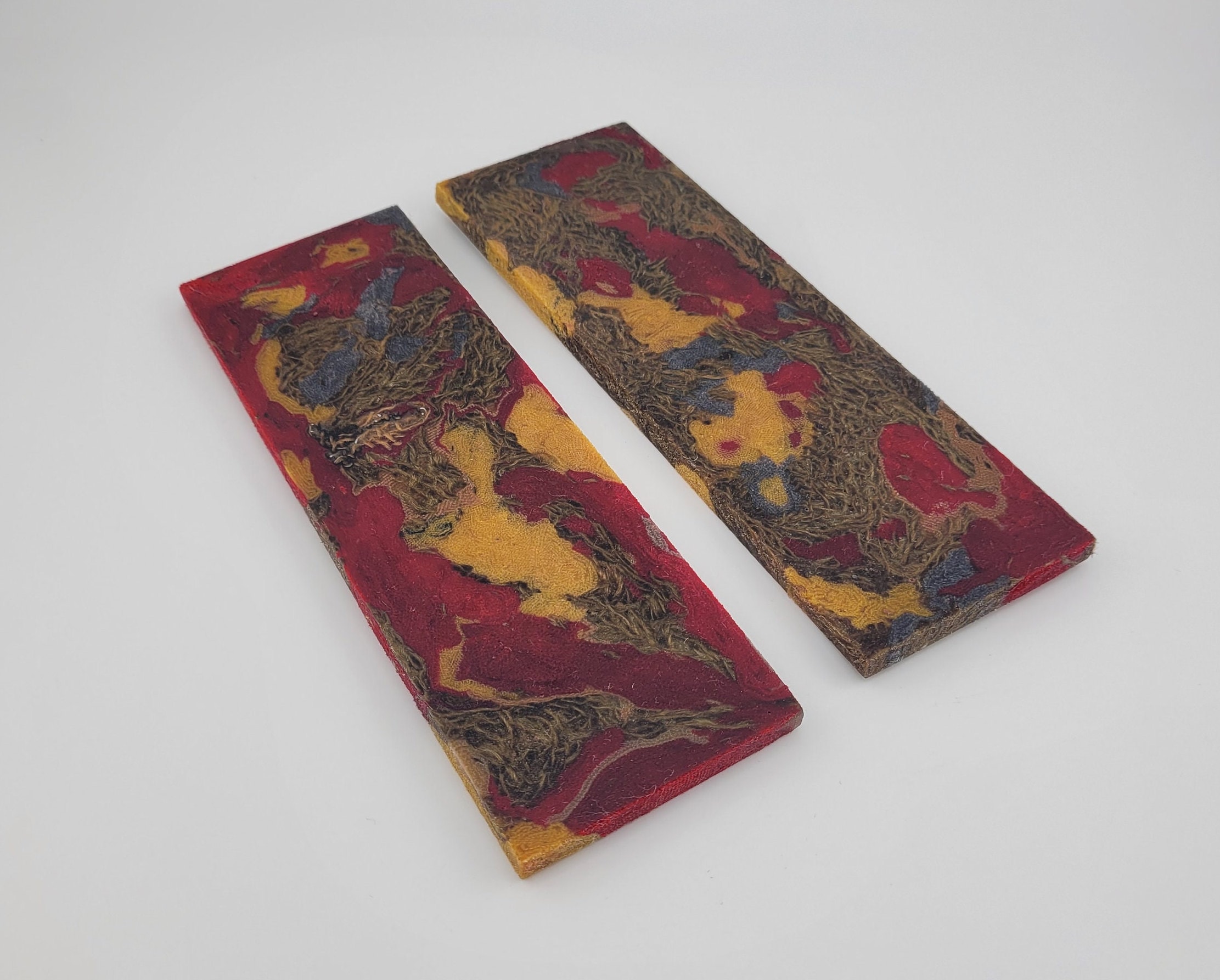 Burlap Rag Micarta Knife Handle Scales EDC Knife Handles - Etsy