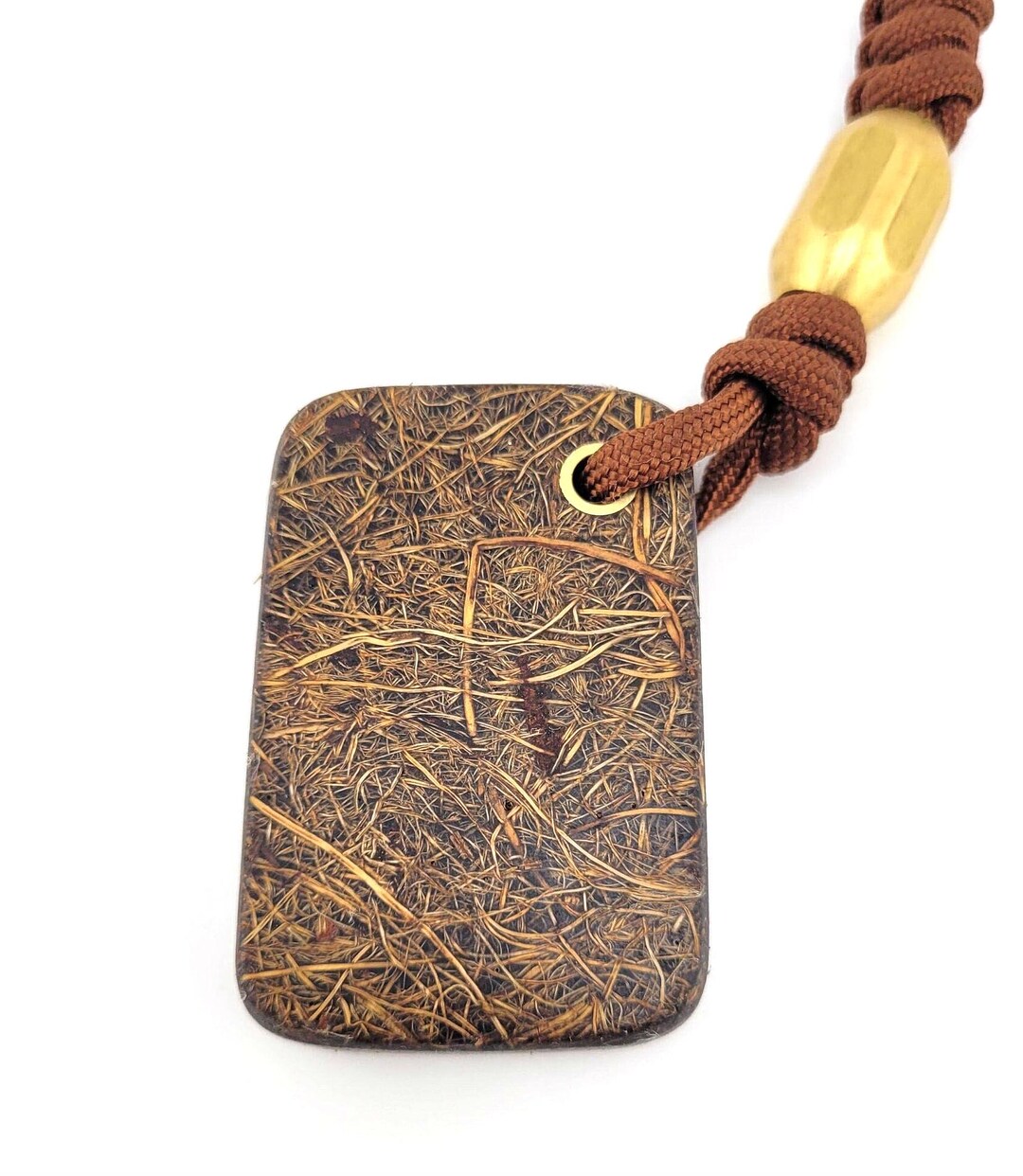 Rag Micarta Worry Stone Keychain FOBS EDC Paracord Fidgeting Pocket - Etsy