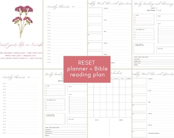 Life Reset Planner - Etsy