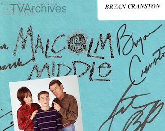 Malcolm in the Middle TV Signed Script Jane Kaczmarek, Bryan Cranston ...