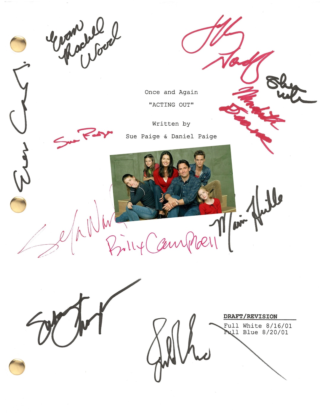 ONCE & AGAIN TV Series, Billy Campbell, Sela Ward, Evan Rachel Wood ...