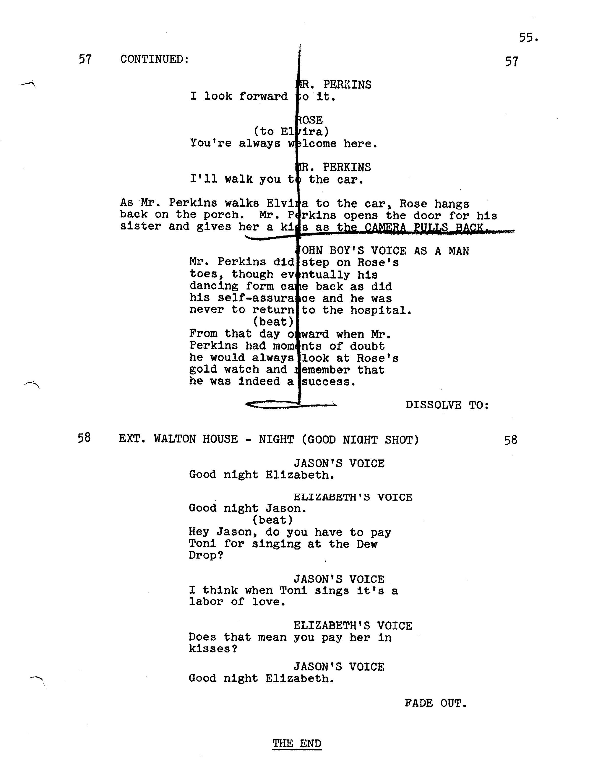 THE WALTONS Director TV Series Script Copy, Jon Walmsley jason Walton ...