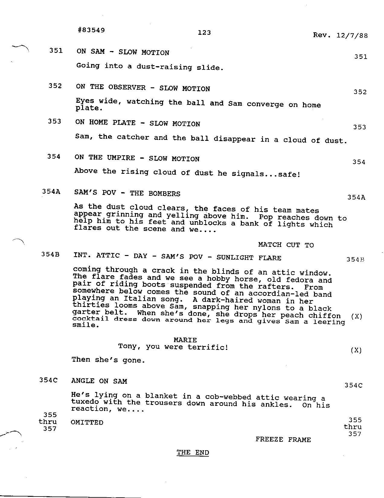 QUANTUM LEAP TV Series 1988 Pilot Script, Dean Stockwell, Scott Bakula ...