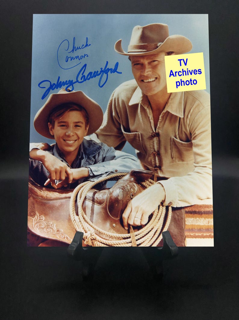 THE RIFLEMAN TV Series Script + Color Photo [rpt], Chuck Connors ...