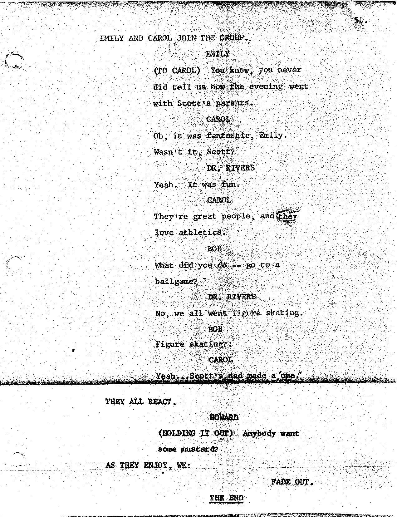 BOB NEWHART SHOW Iconic Tv Series Script, Suzanne Pleshette Sitcom ...