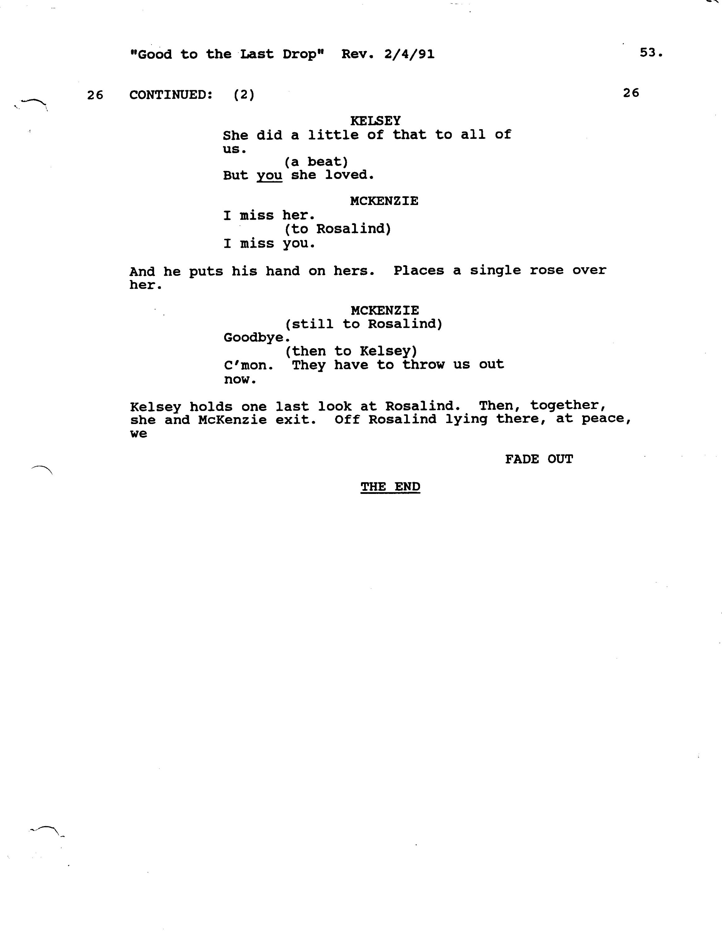 LA LAW Rosalind Shays (diana Muldaur) Jaw Dropping Exit Episode TV ...