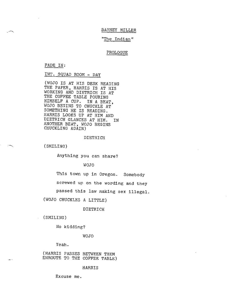BARNEY MILLER Police Comedy TV Series Script, Hal Linden Cast Signed ...
