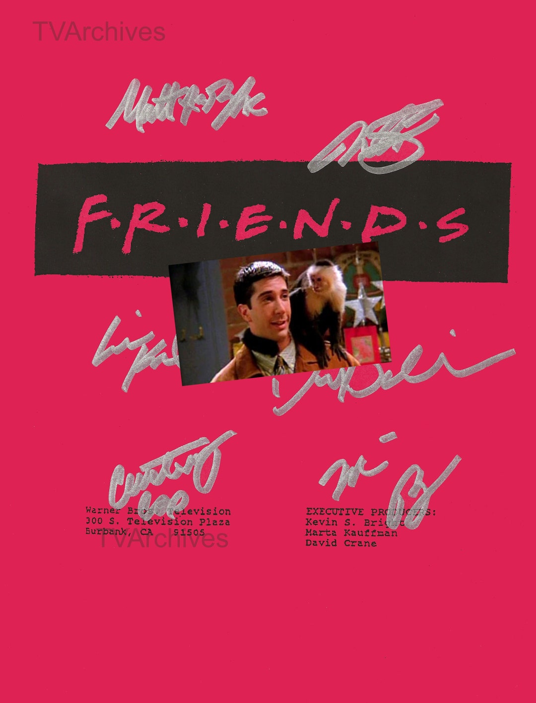 FRIENDS Copy of Signed TV Series Script, Jennifer Aniston, Lisa Kudrow ...