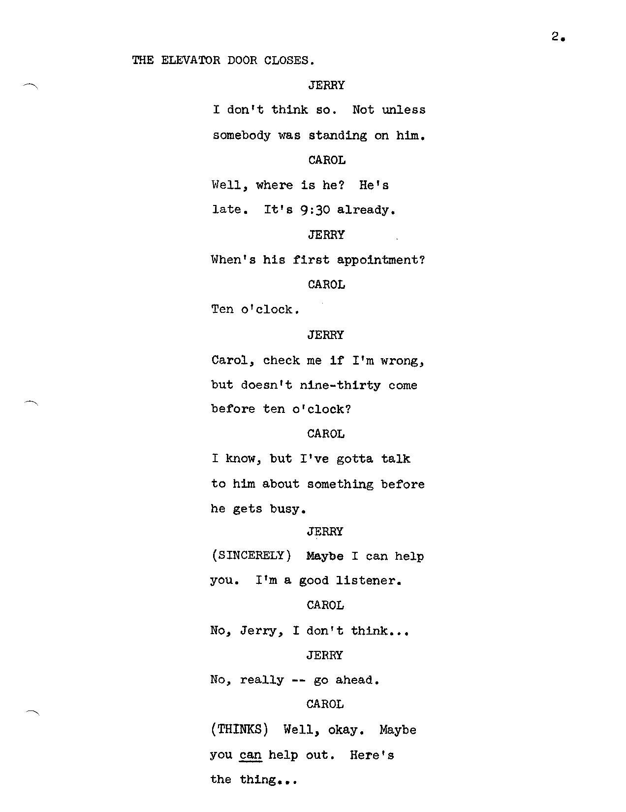 BOB NEWHART SHOW Iconic Tv Series Script, Suzanne Pleshette Sitcom ...