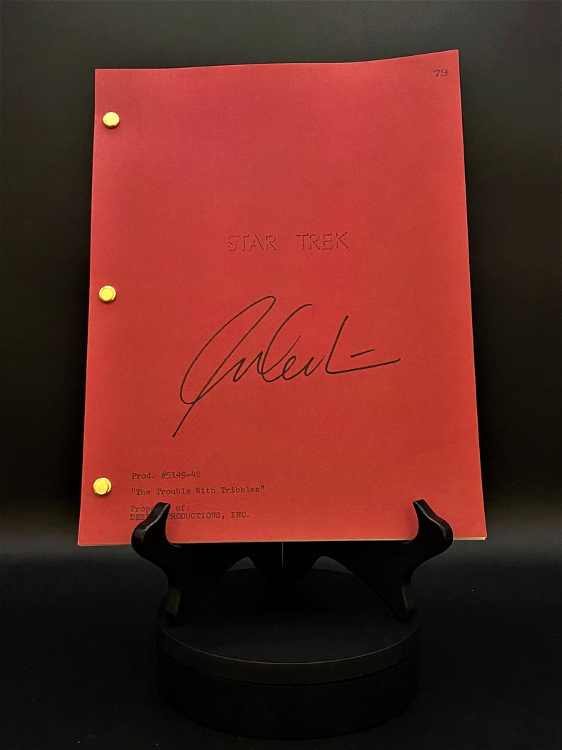 STAR TREK TV Series Script, Trouble With Tribbles Episode, Reprint of ...