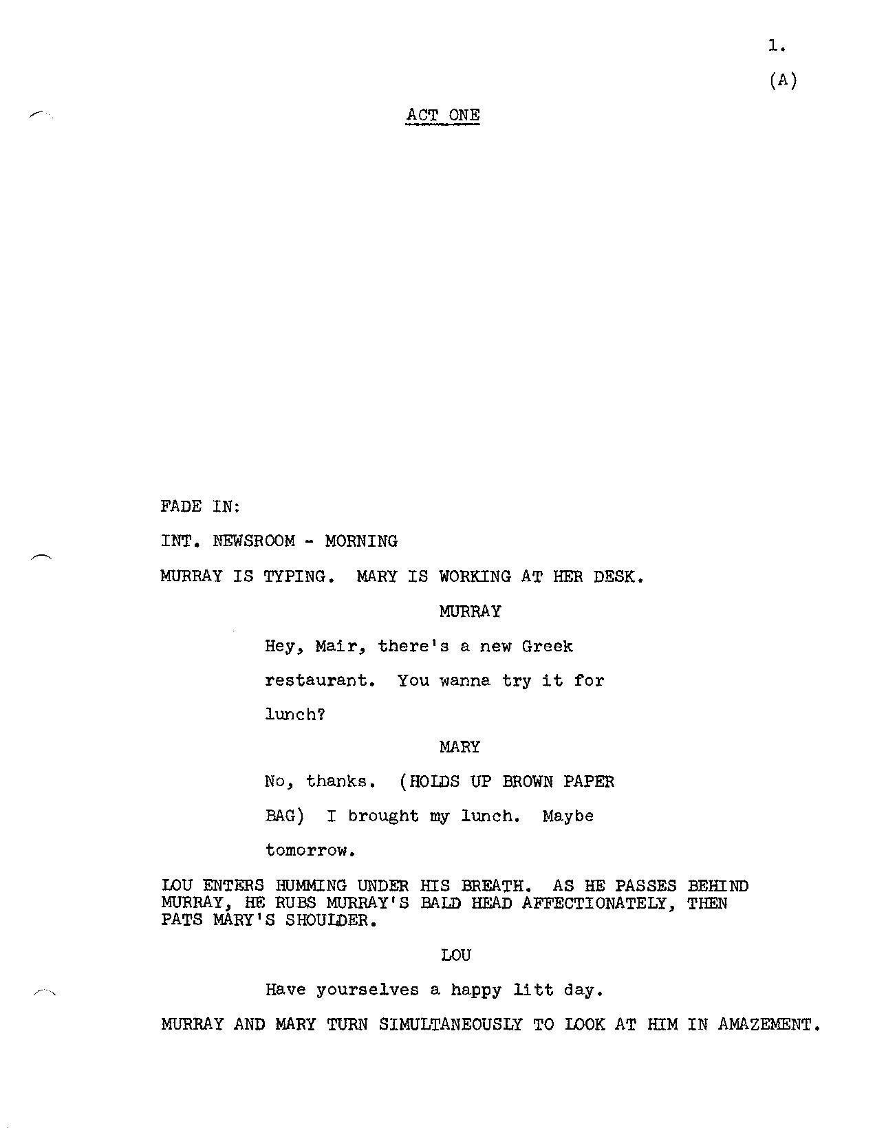 MARY TYLER MOORE Show Valerie Harper + Monte Markham Signed Tv Script ...