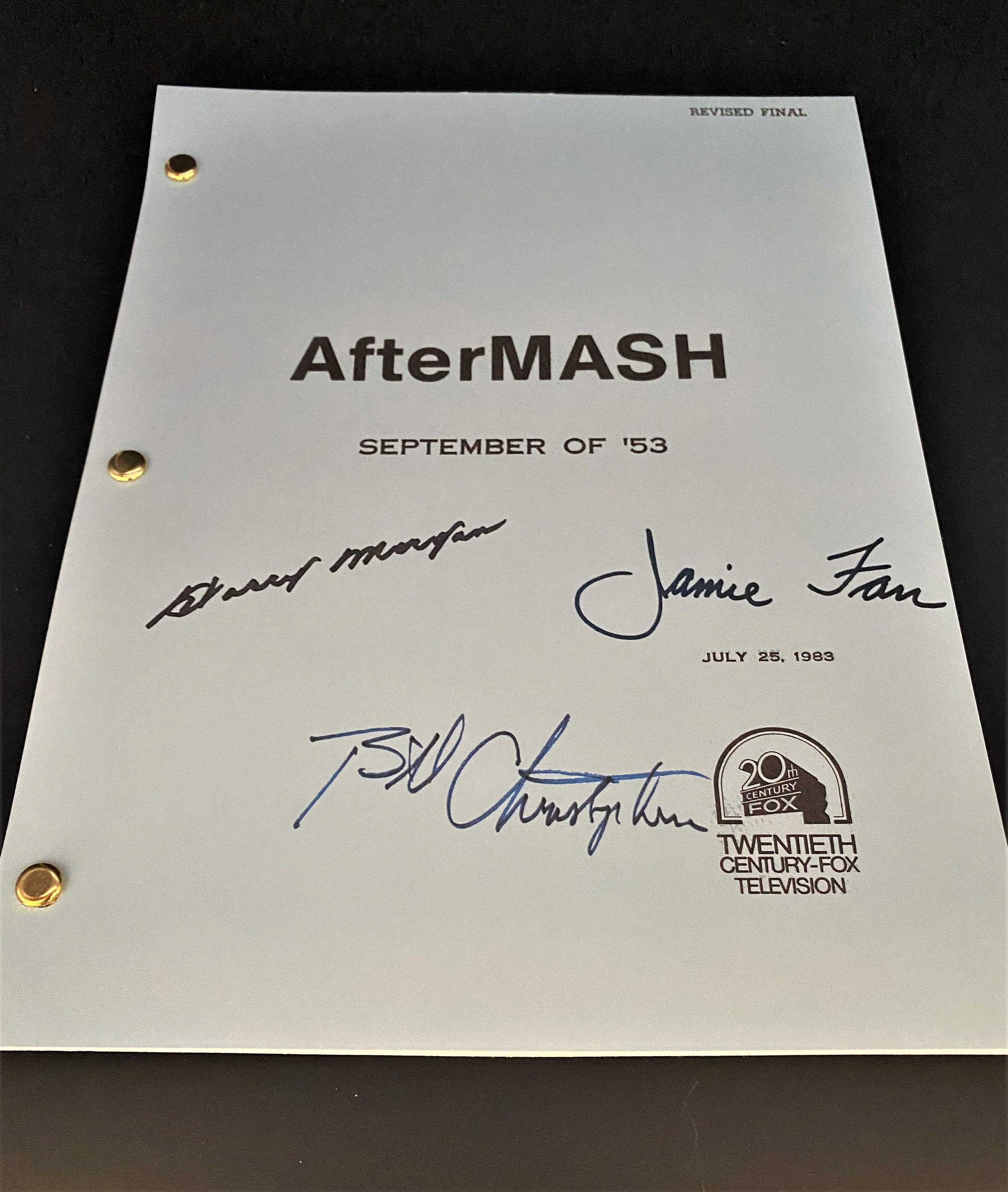 MASH and Aftermash TV Series Scripts Gift Pack - Last M*A*S*H and First ...