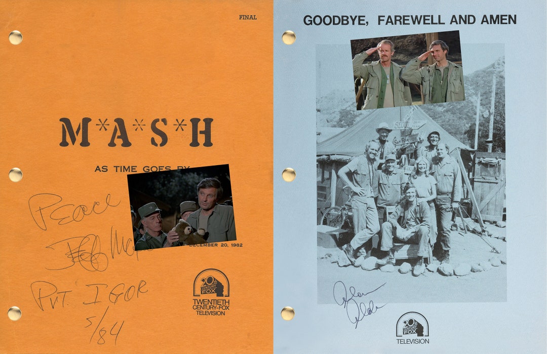 MASH Last Episode Script as Time Goes By TV Series Finale Script ...