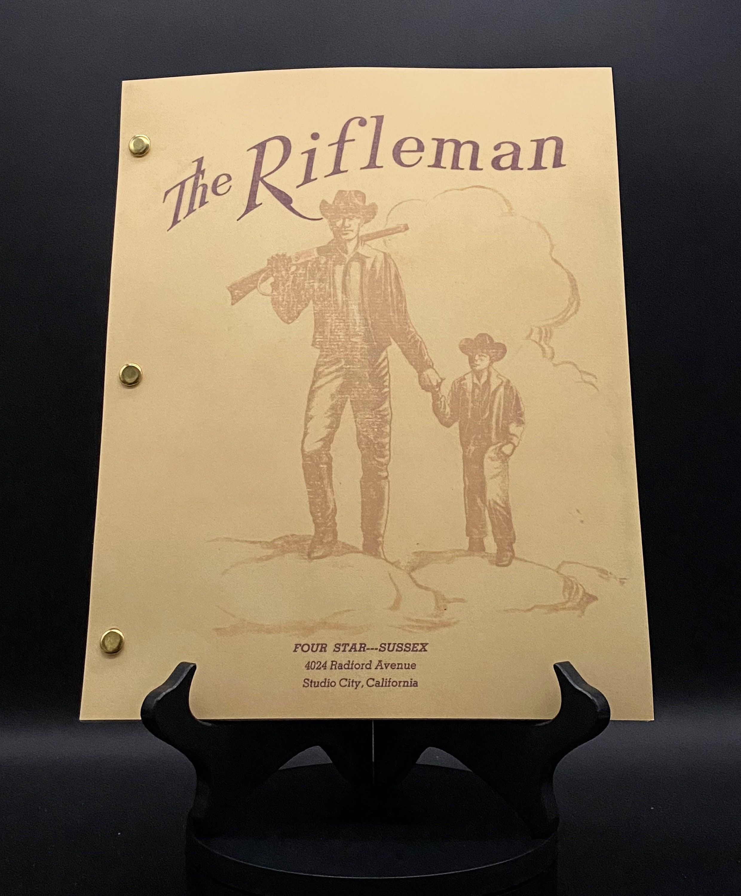 The Rifleman TV Series 1958 First Episode Script, Chuck Connors, Johnny ...