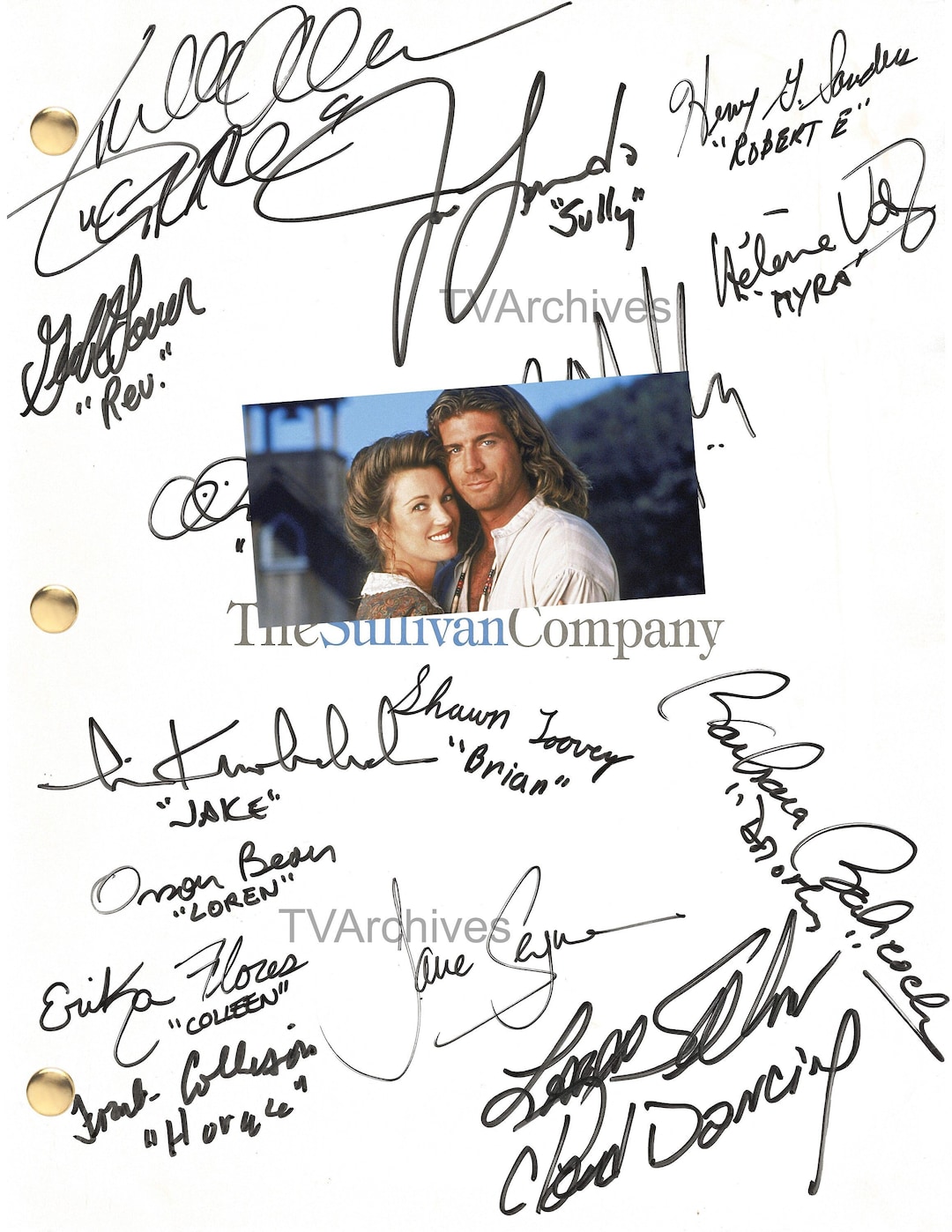 DR QUINN Medicine Woman TV Script, Jane Seymour, Joe Lando (autographs ...