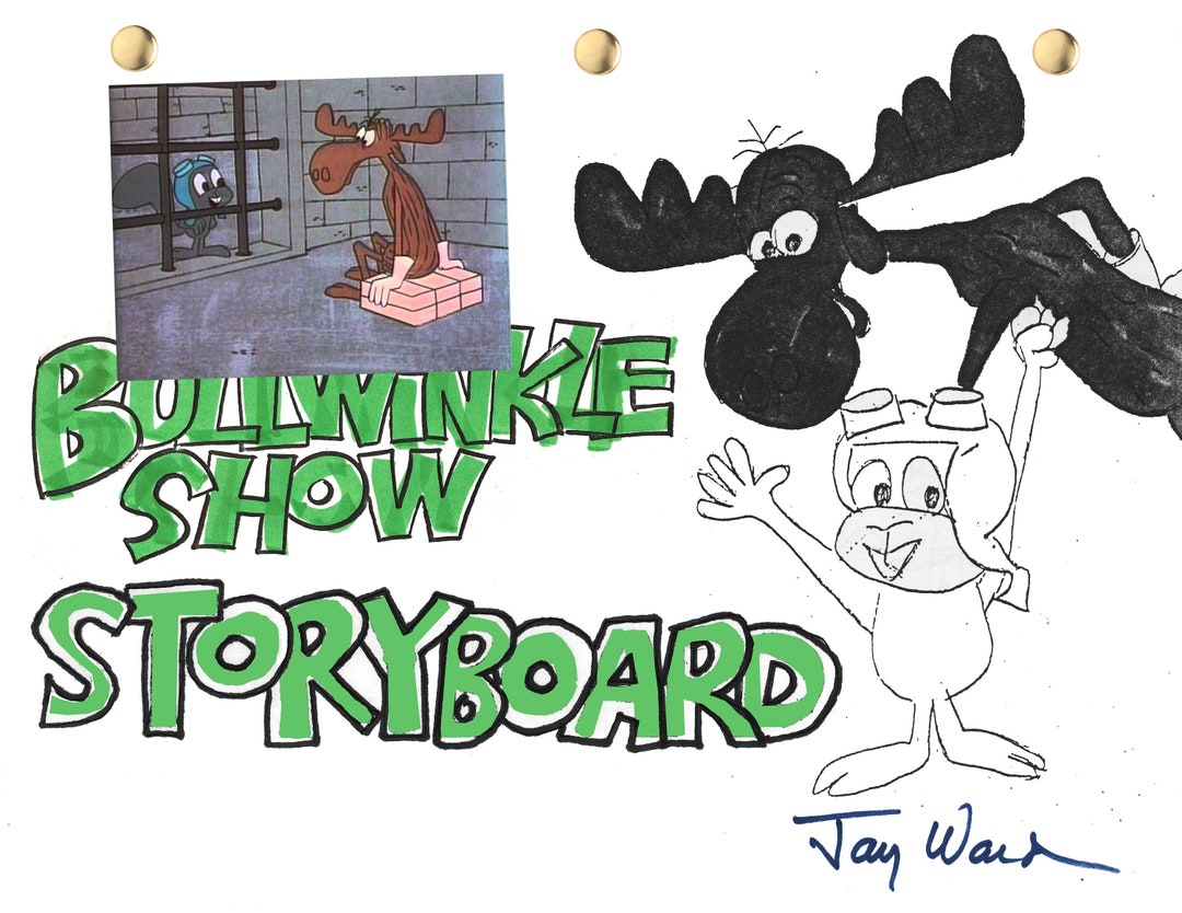 ROCKY and BULLWINKLE Storyboards, Jay Ward (gift) - Etsy