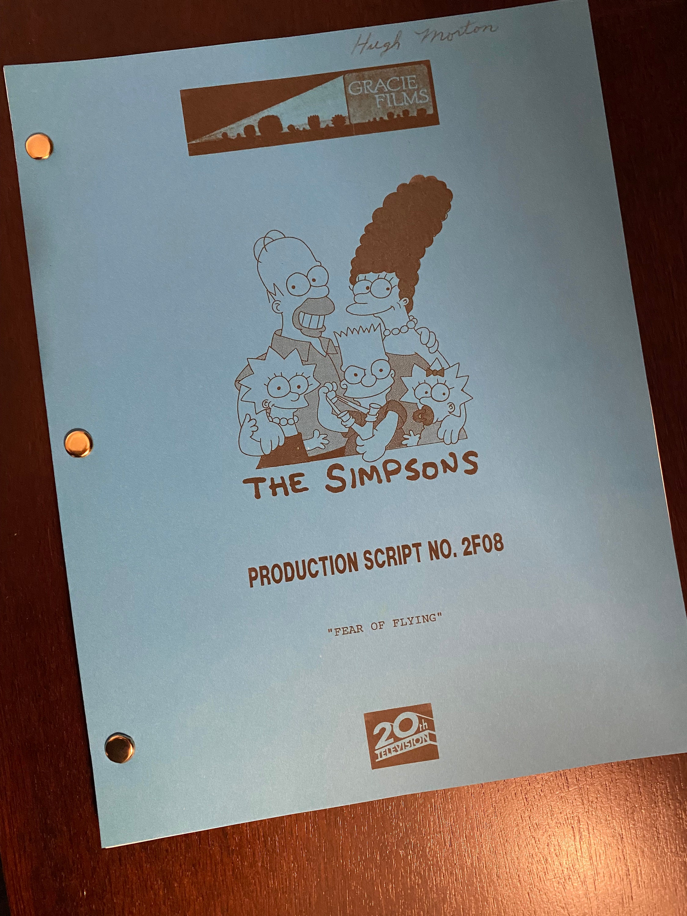 SIMPSONS TV Series Script, CHEERS Cast Reunion Episode, Classic ...