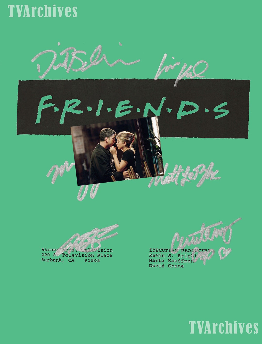 FRIENDS Ross & Rachel Kiss Episode, "the One Where Ross Finds Out ...