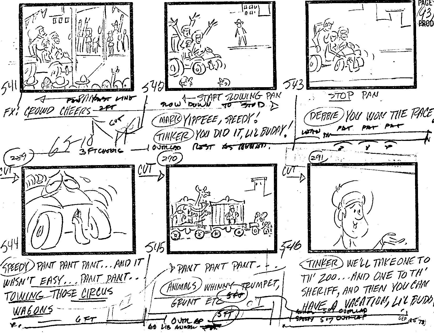 SPEED BUGGY TV Series 92 Storyboards Hanna-barbera Saturday - Etsy
