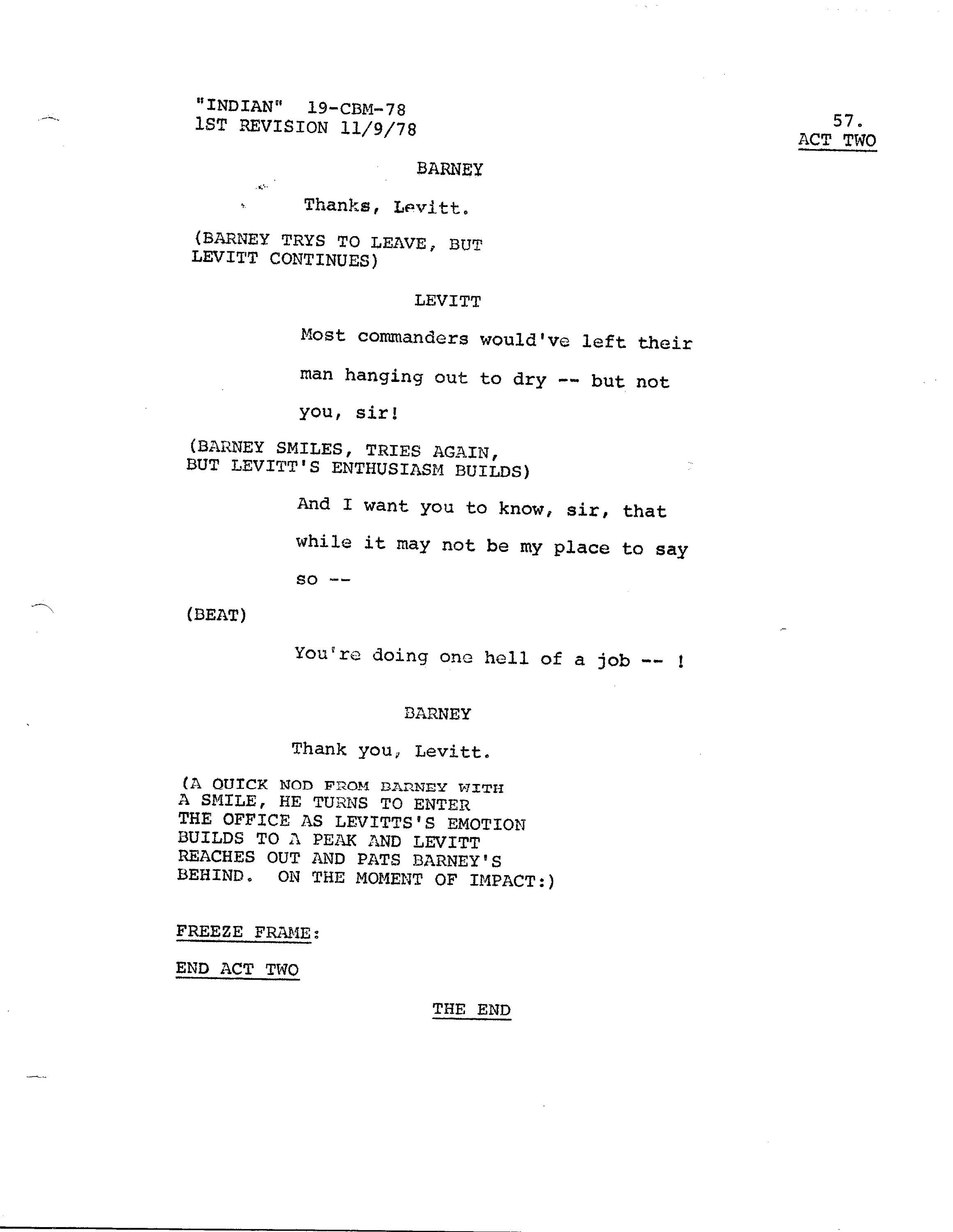 BARNEY MILLER Police Comedy TV Series Script, Hal Linden Cast Signed ...