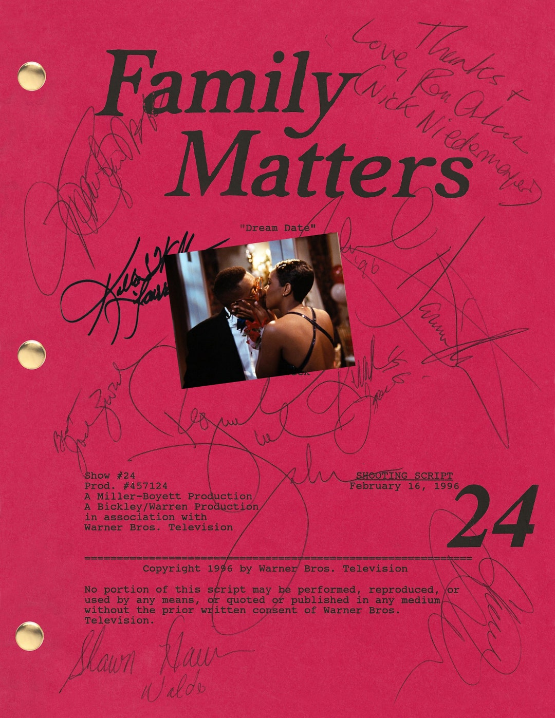 FAMILY MATTERS TV Series Script, Steve Urkel and Laura Kiss Episode ...