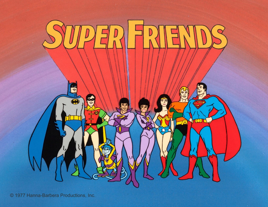 SUPER FRIENDS Hour TV Series 1977 Hanna-barbera Model Sheets - Etsy