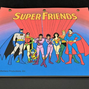 SUPER FRIENDS Hour TV Series, 1977 Hanna-barbera Model Sheets, Superman ...
