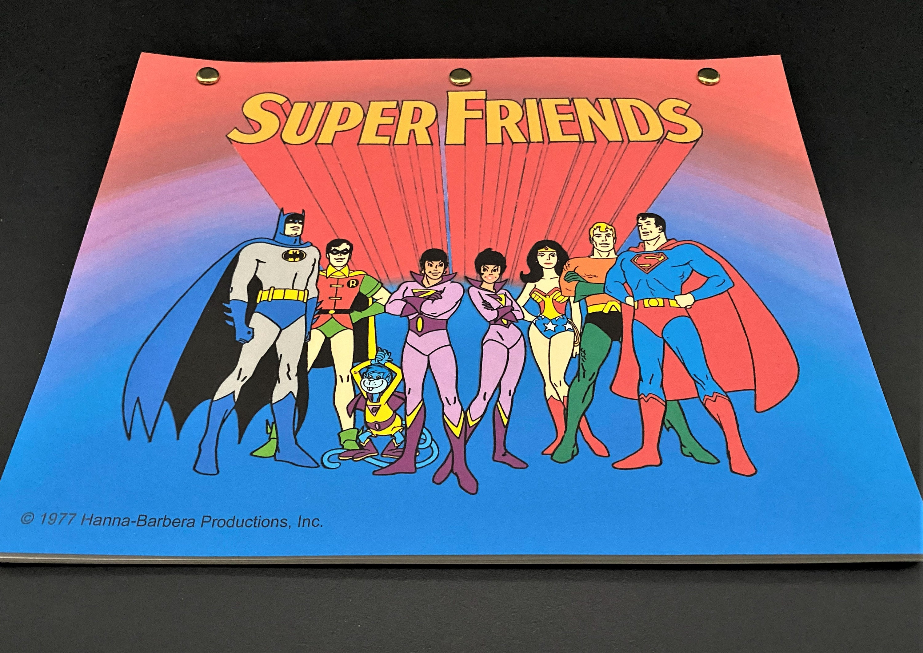 SUPER FRIENDS Hour TV Series, 1977 Hanna-barbera Model Sheets, Superman ...