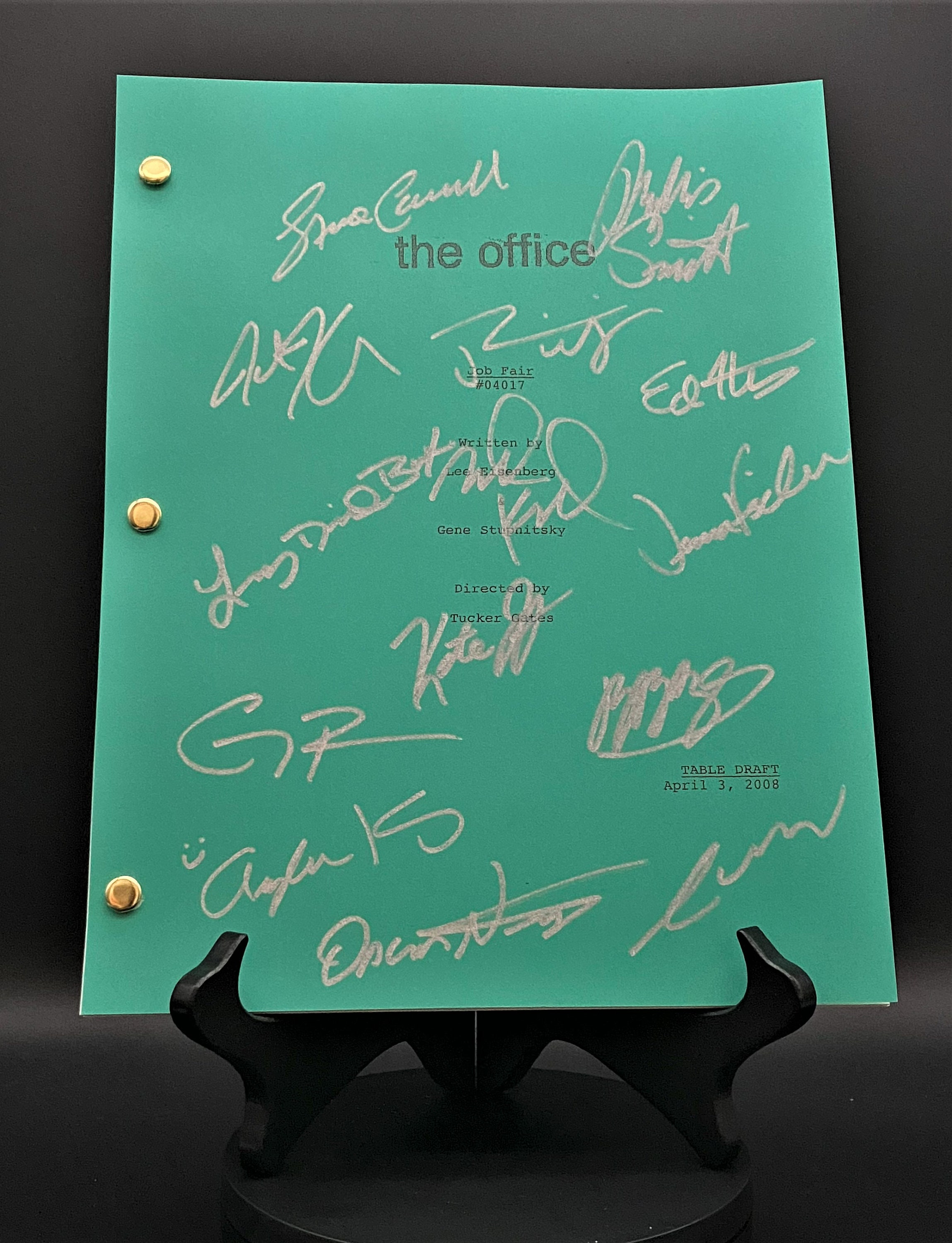 THE OFFICE TV Series Script - Steve Carrell, John Krasinski, Jenna ...
