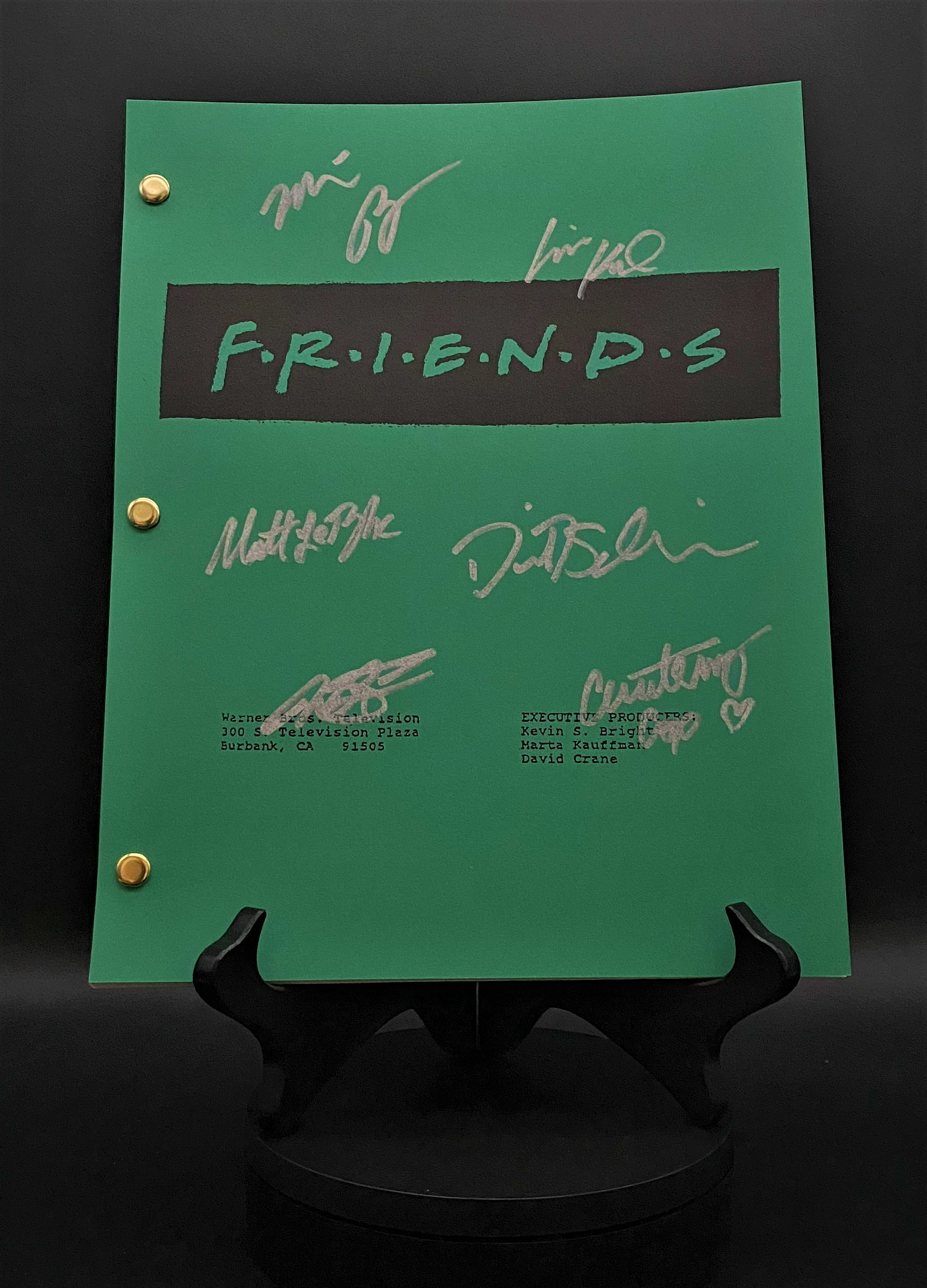 FRIENDS TV Series Script, Season 1, Jennifer Aniston, Lisa Kudrow, Matt ...